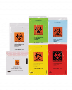 Labshield® Adhesive-Seal Biohazard Bags - Uniflex Health Care Uniflex ...