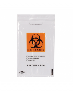 Zipper Specimen Bags w/ Non-Removable Biohazard Symbol - Uniflex Health ...